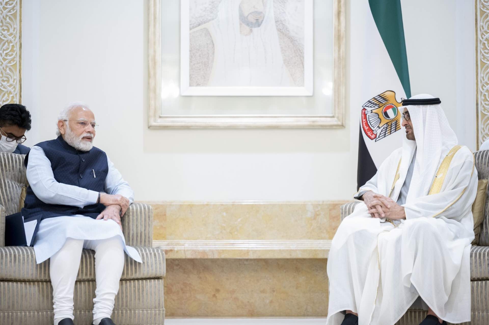 UAE President Sheikh Mohamed receives Indian PM Modi - Japan Message